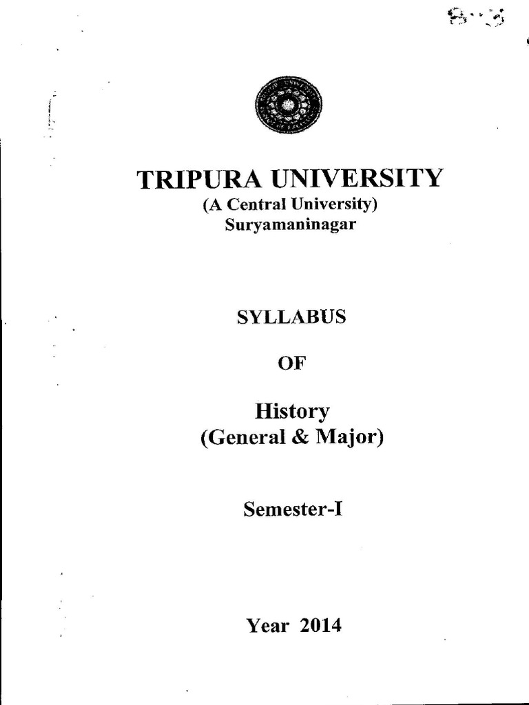 History General Manjor Sem1 | PDF