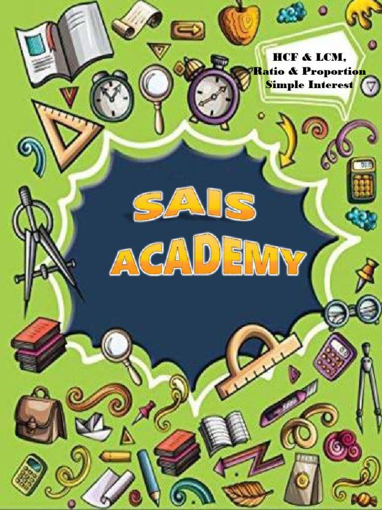 Sais Academy Maths Test Questions | PDF