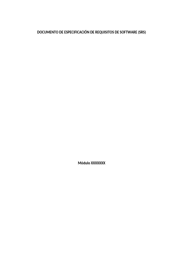 E6 Documento Requerimientos MODELO | PDF | Software | Ingeniería ...