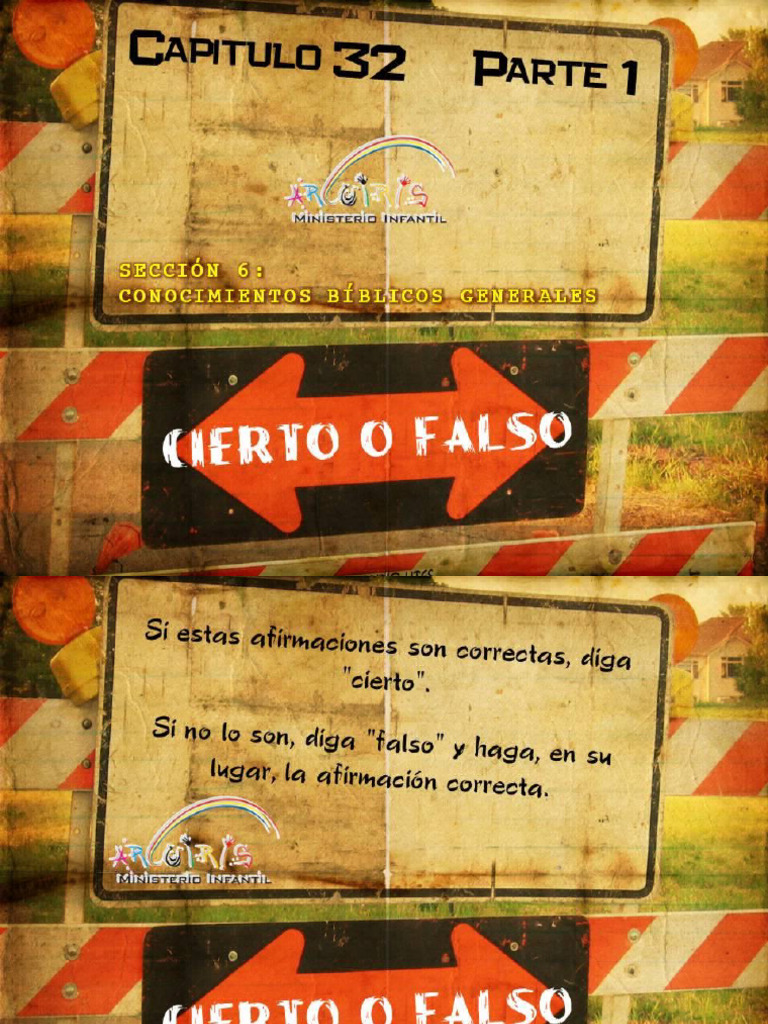 Cierto o Falso Parte 1 | PDF