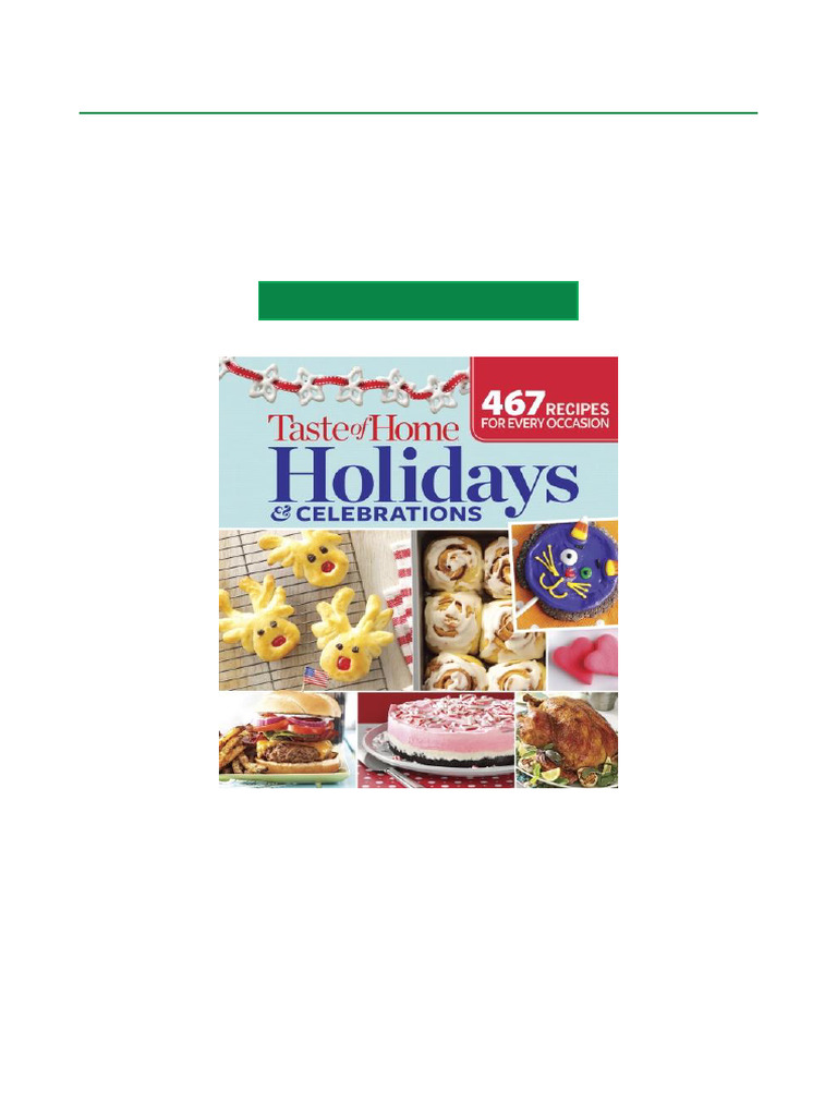 Deep Dive Taste of Home Holidays & Celebrations High-Resolution PDF ...