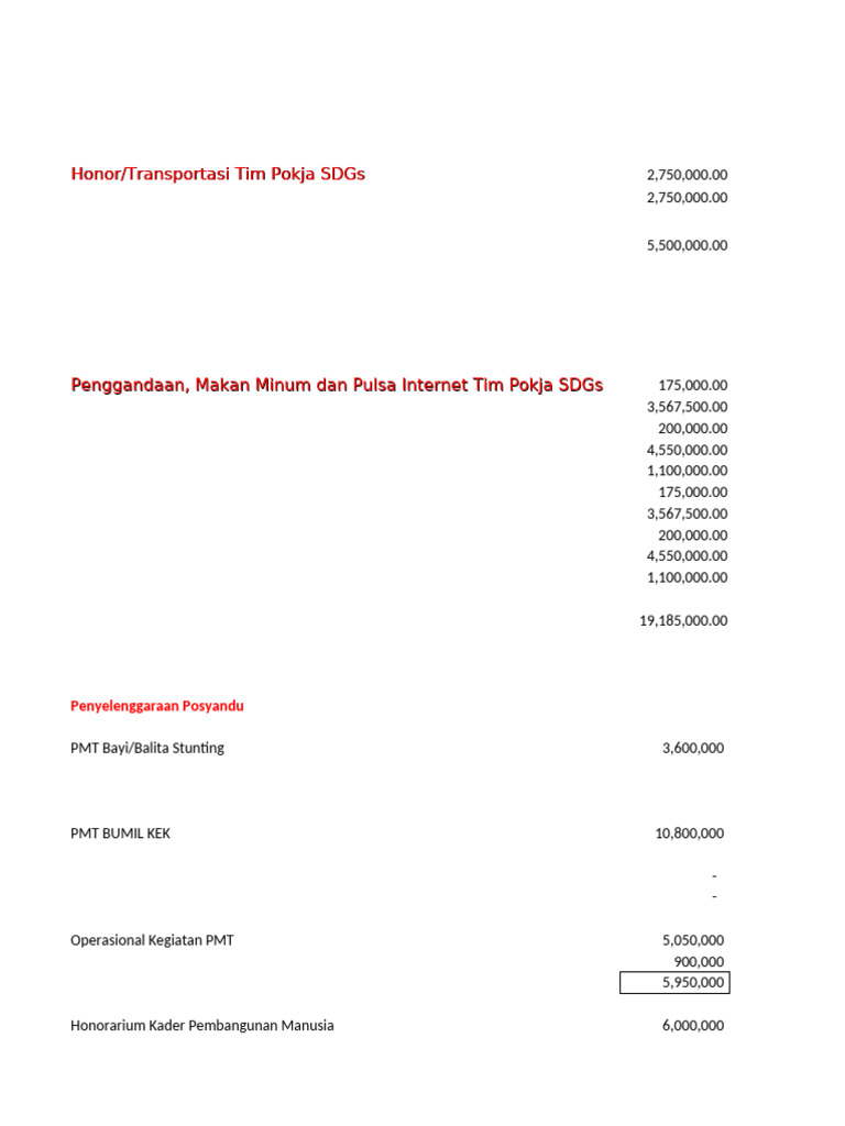 Hitung Monev DD | PDF