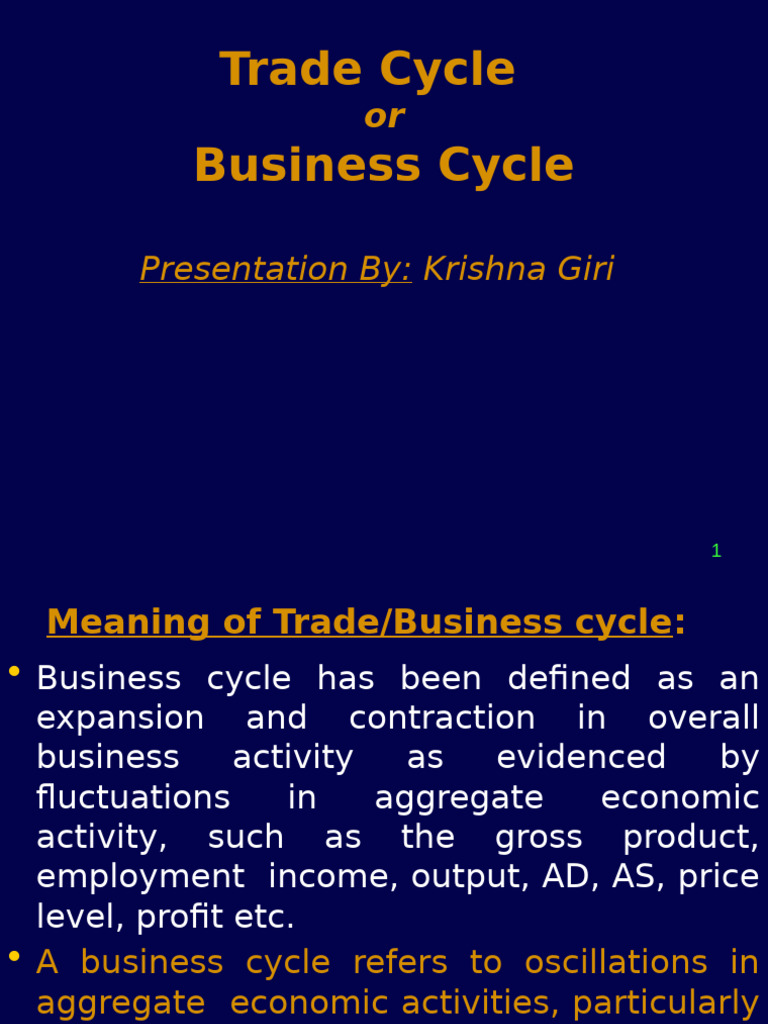 Understanding the Trade Cycle | PDF | Business Cycle | Recession