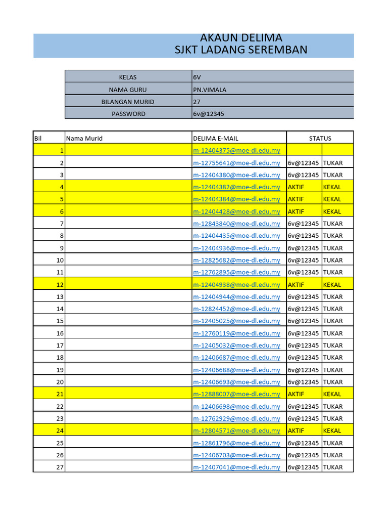 6V AKAUN DELIMA | PDF