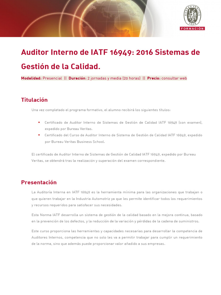 Iatf | PDF | Calidad (comercial) | Gestión de la calidad