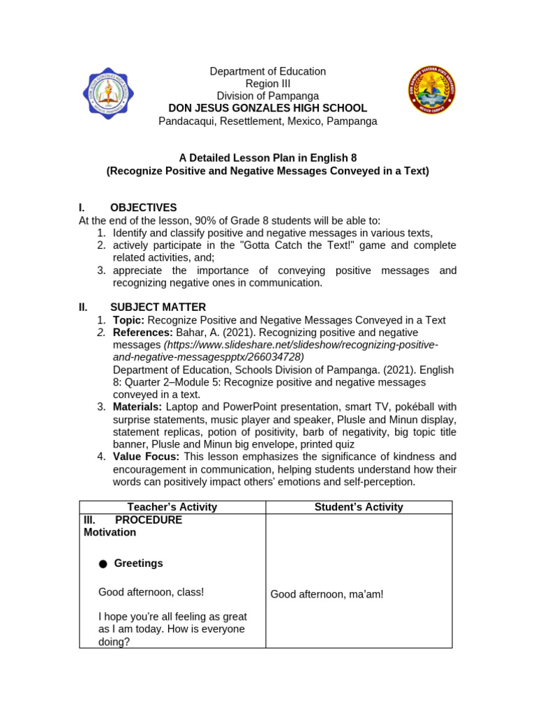 DLP Positive Negative | PDF