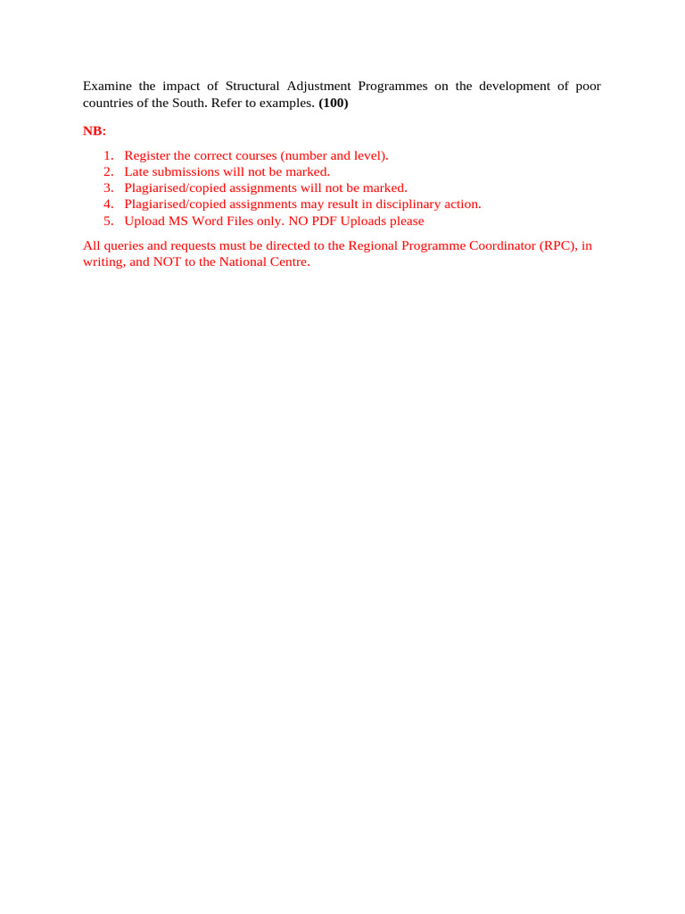 BSSD 101 Assignment 2 Jan 2024 | PDF