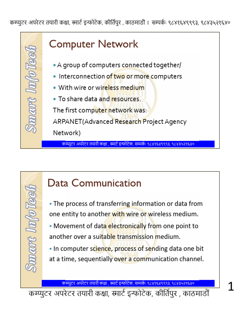 Handout-Network - PDF Version 1 | PDF | Computer Network | Network Topology
