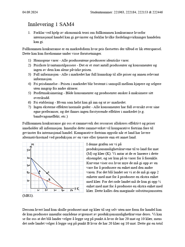 SAM4 Innlevering Del 1 | PDF
