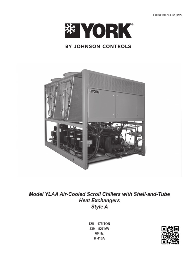 YLAA Scroll and Shell Tube Chiller | PDF | Mechanical Engineering ...