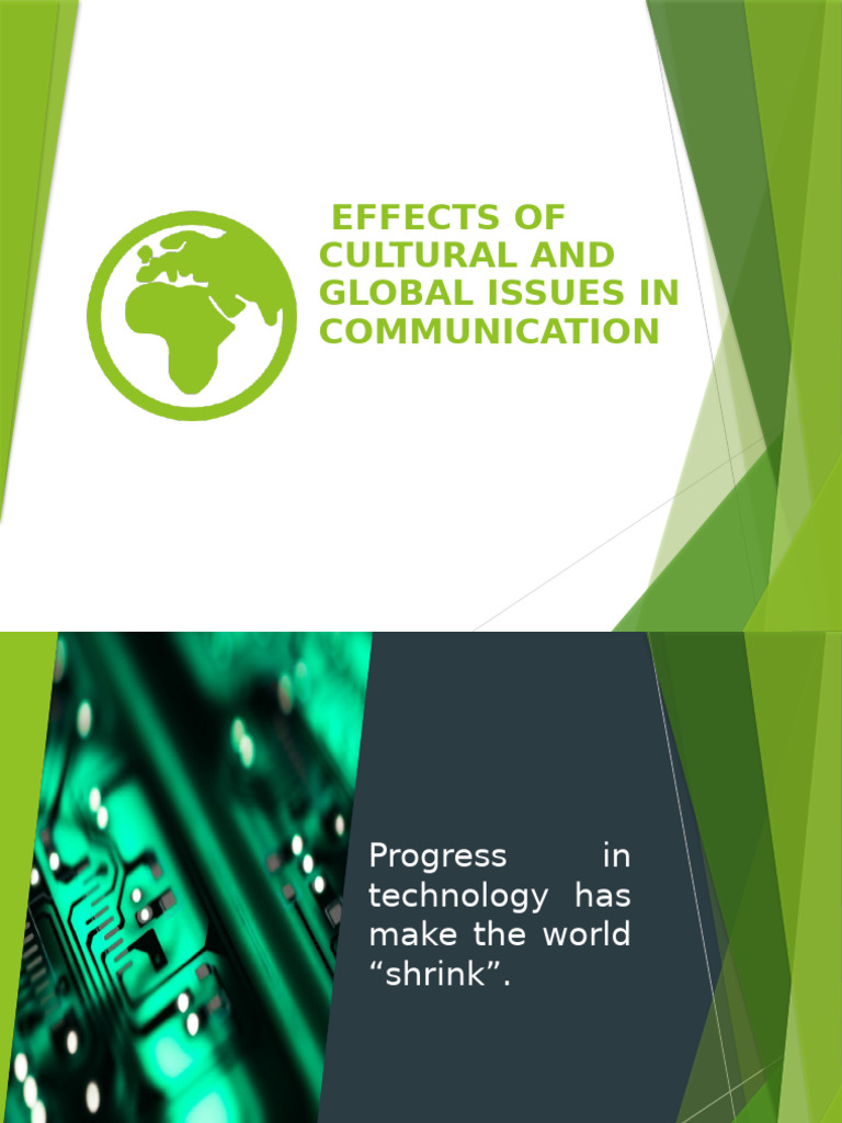 Impact of Cultural Issues on Communication | PDF