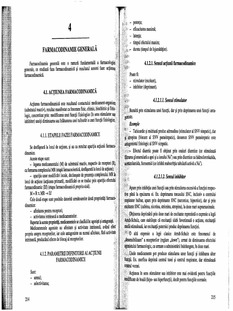 Farmacodinamie p214-263 | PDF