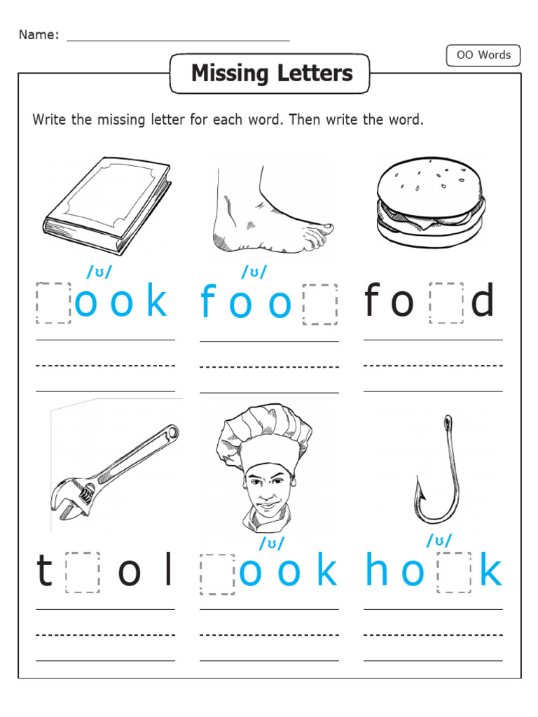 Missing Letters Activity for Kids | PDF