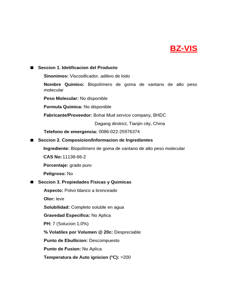 Biopolímero de goma de xantano: Seguridad y Usos | PDF | Ventilación ...