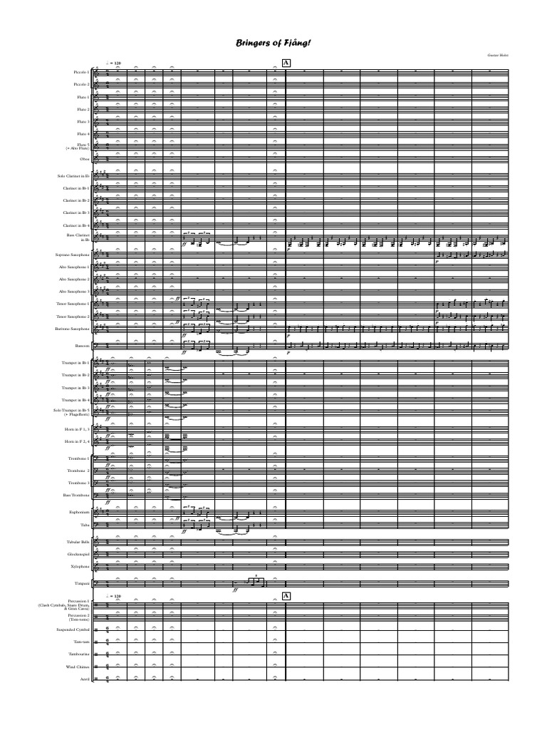 Bringers of Fjång! - Full Score | PDF