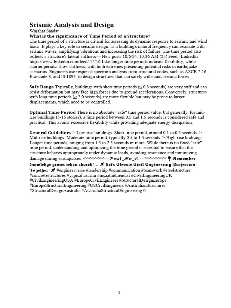 Notes-Design of Structures | PDF