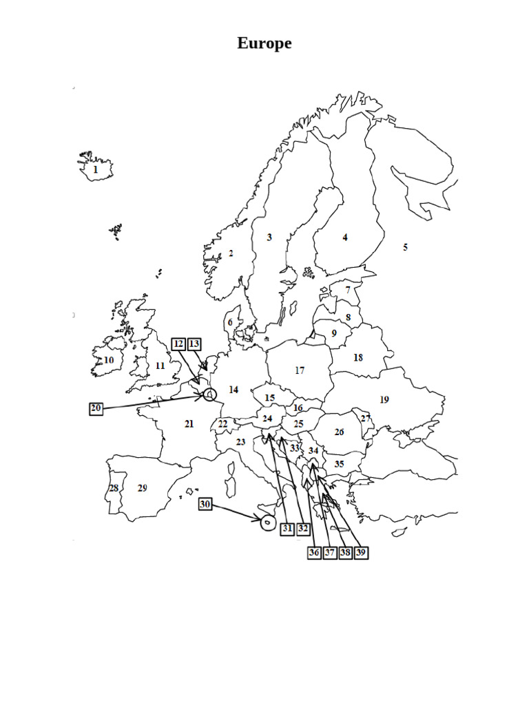 Geography Exam Map | PDF