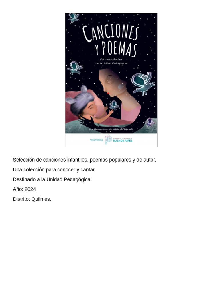 Canciones y Poemas | PDF