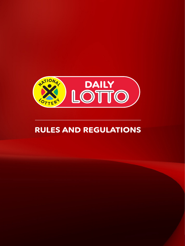 Daily LOTTO Rules and Regs Final | PDF | Lottery | Gambling