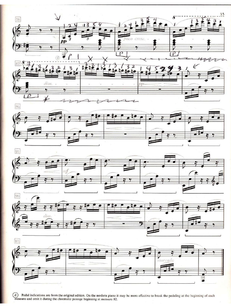 Fur Elise Chromatic Scale | PDF
