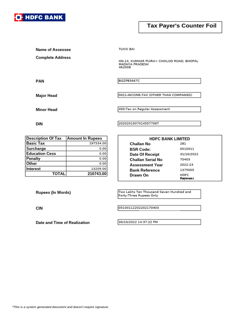 Tulsi Bai Chalan | PDF