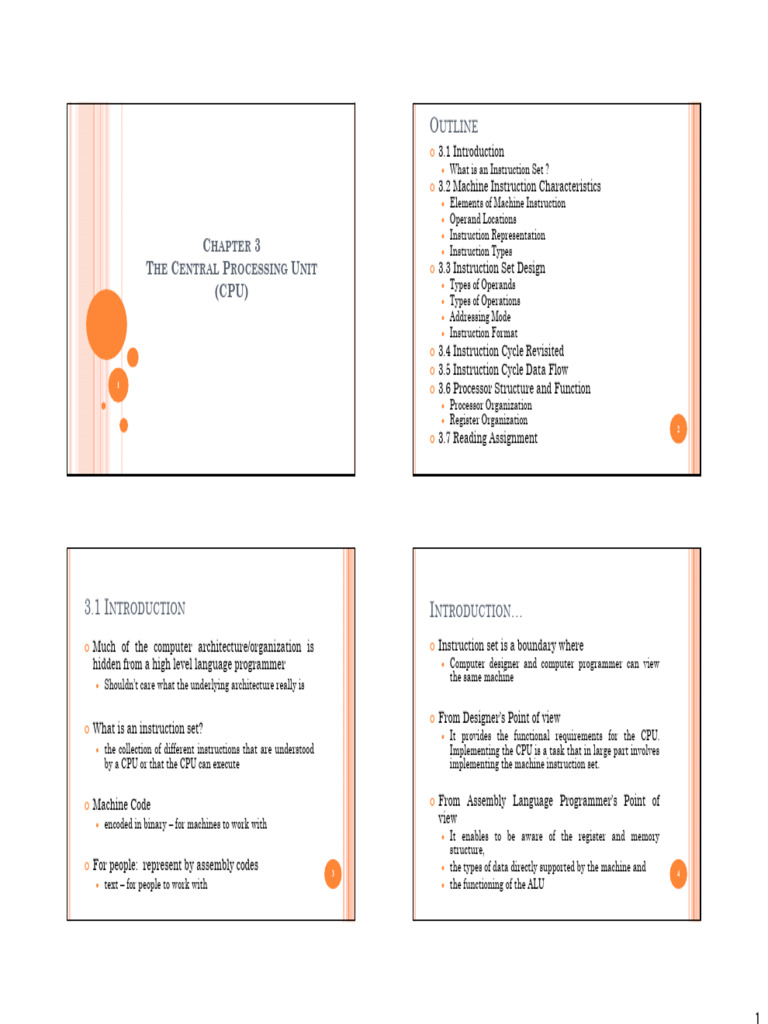Chapter3 2016SemIIEEngStd | PDF | Central Processing Unit | Assembly Language