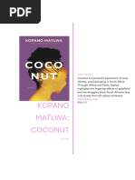 Coconut Lecture | PDF