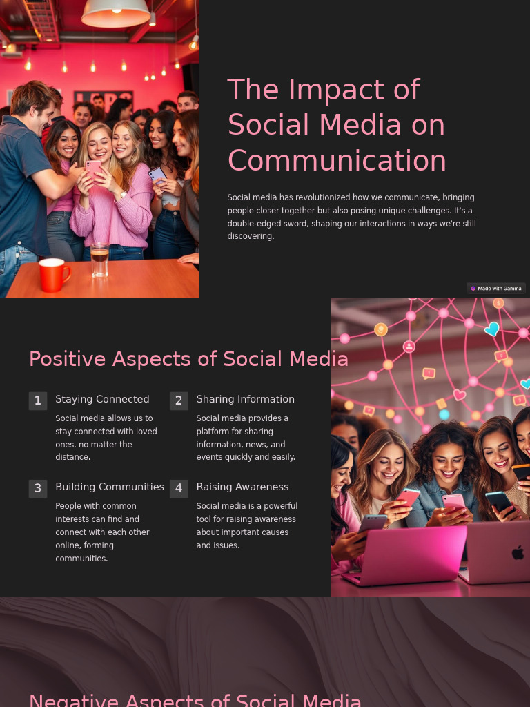 Social Media's Impact on Communication | PDF | Social Media | Popular ...