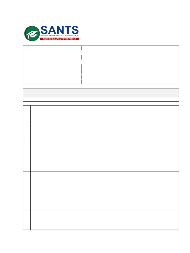 Diploma in Grade R Teaching Assignment 2: Due Date: 01 April 2025 | PDF ...