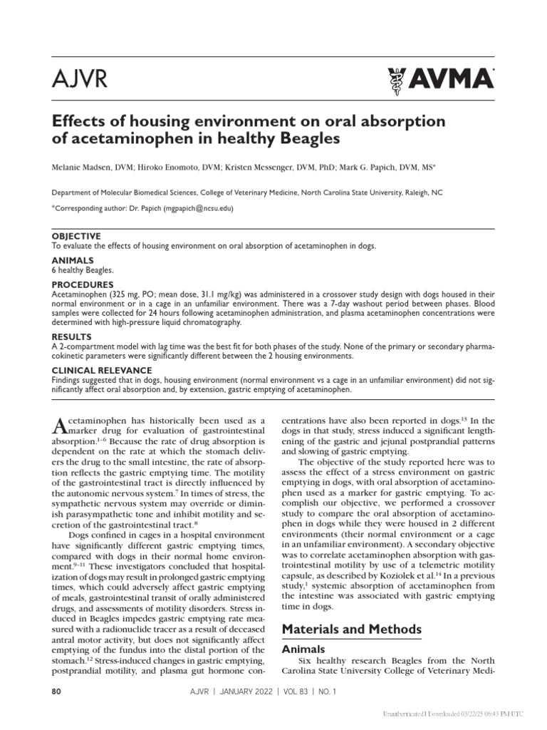 Ajvr-Ajvr 21 06 0075 | PDF | Pharmacokinetics | High Performance Liquid ...