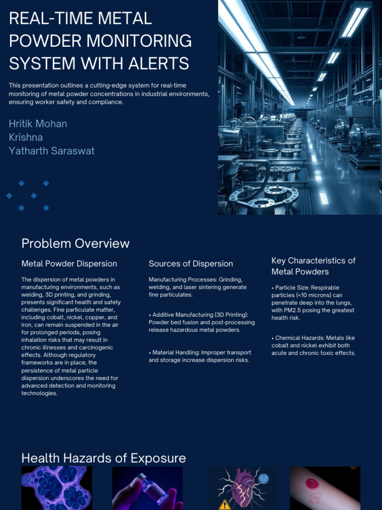 REAL-TIME METAL POWDER MONITORING SYSTEM WITH ALERTS T | PDF ...