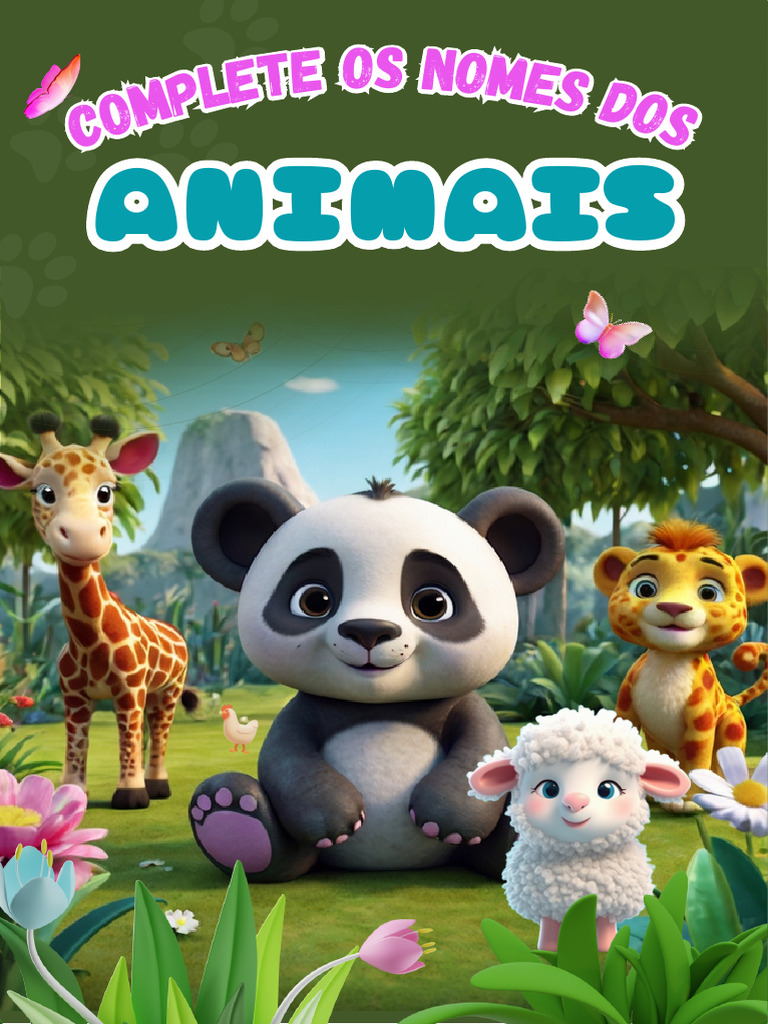 Complete Os Nomes Dos Animais | PDF
