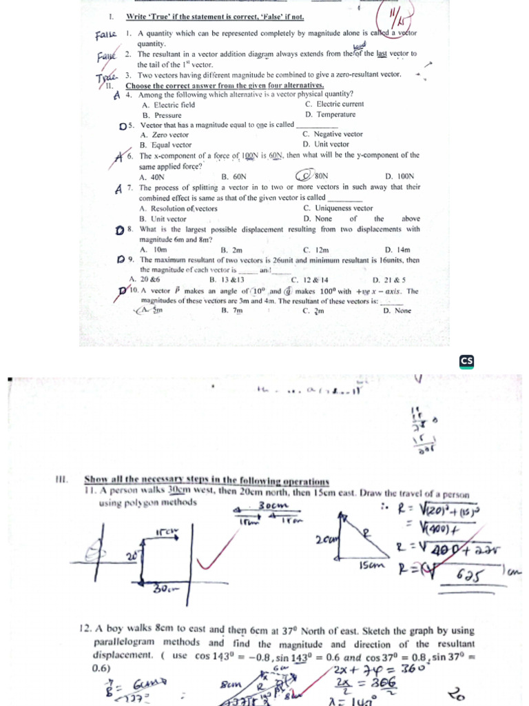 Physics Test | PDF