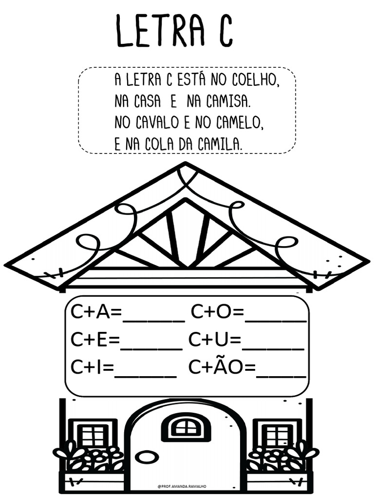 ATIVIDADE INTERATIVA LETRA C b04dql | PDF