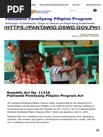 4Ps Act: Poverty Reduction Strategy | PDF | Poverty | Poverty ...
