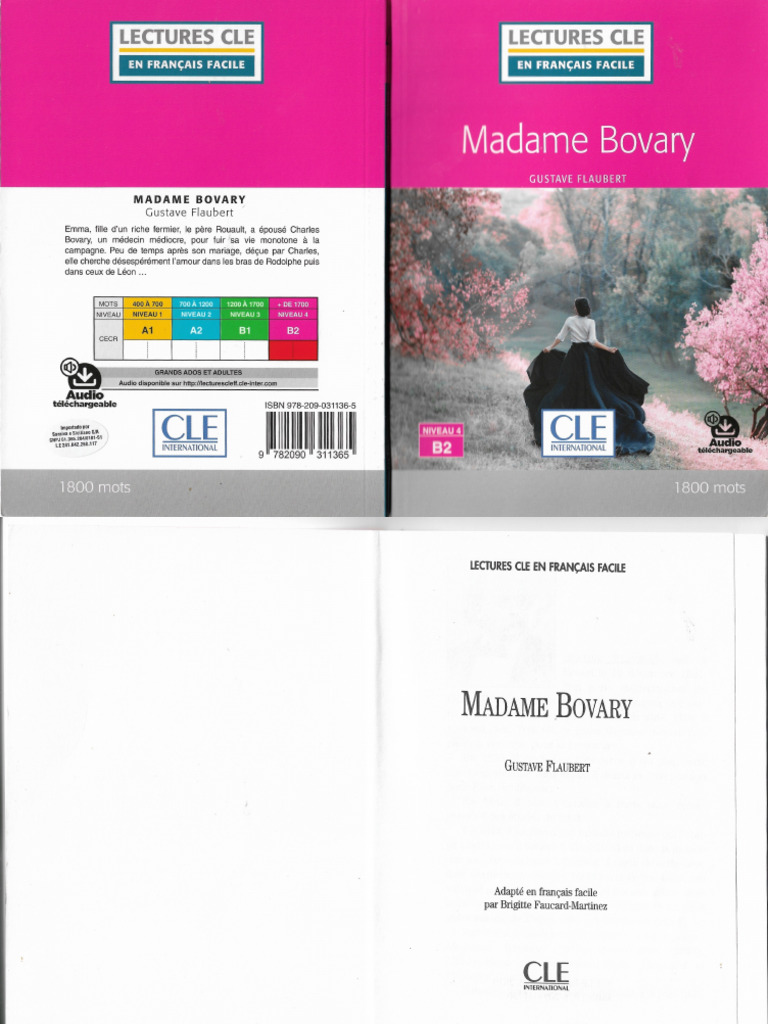 MADAME BOVARY - Lecture Facile - CLE | PDF