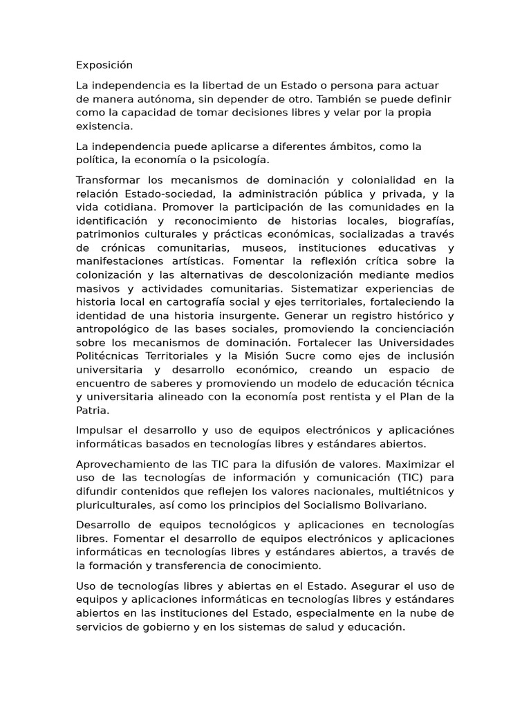 Exposición FSC III | PDF | Innovación | Tecnología de información y comunicaciones