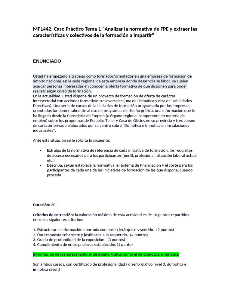 Requisitos y Financiación de Cursos FPE | PDF | Diseño