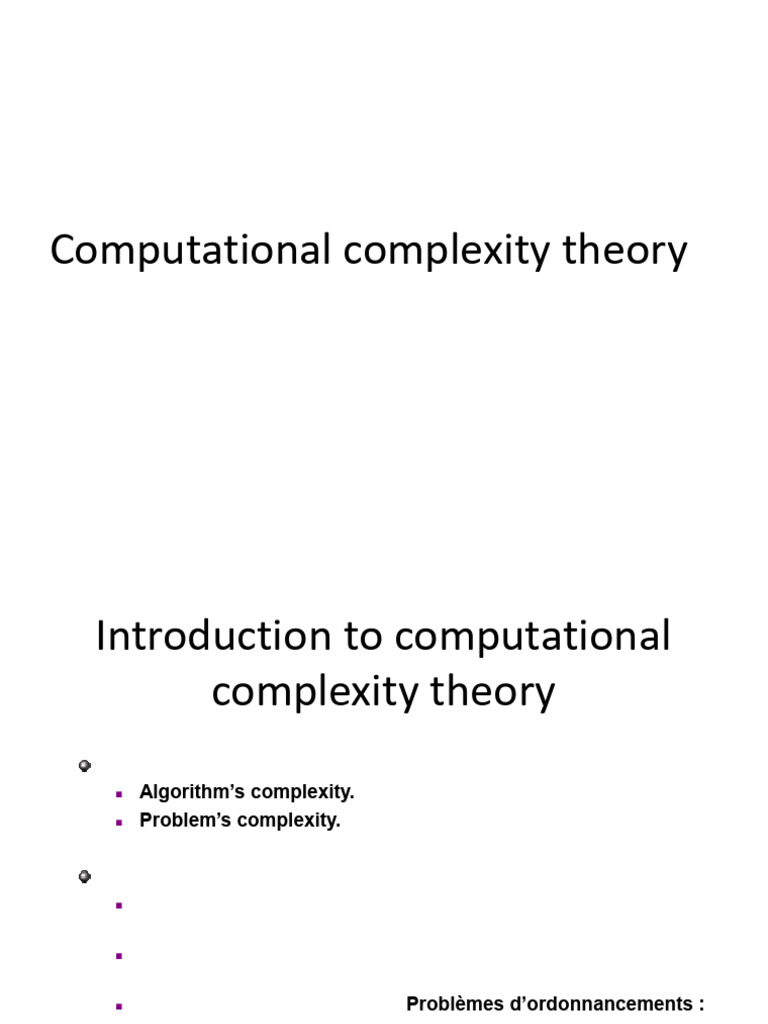 day6_-_upt-cours-complexity | PDF | Computational Complexity Theory | Algorithms
