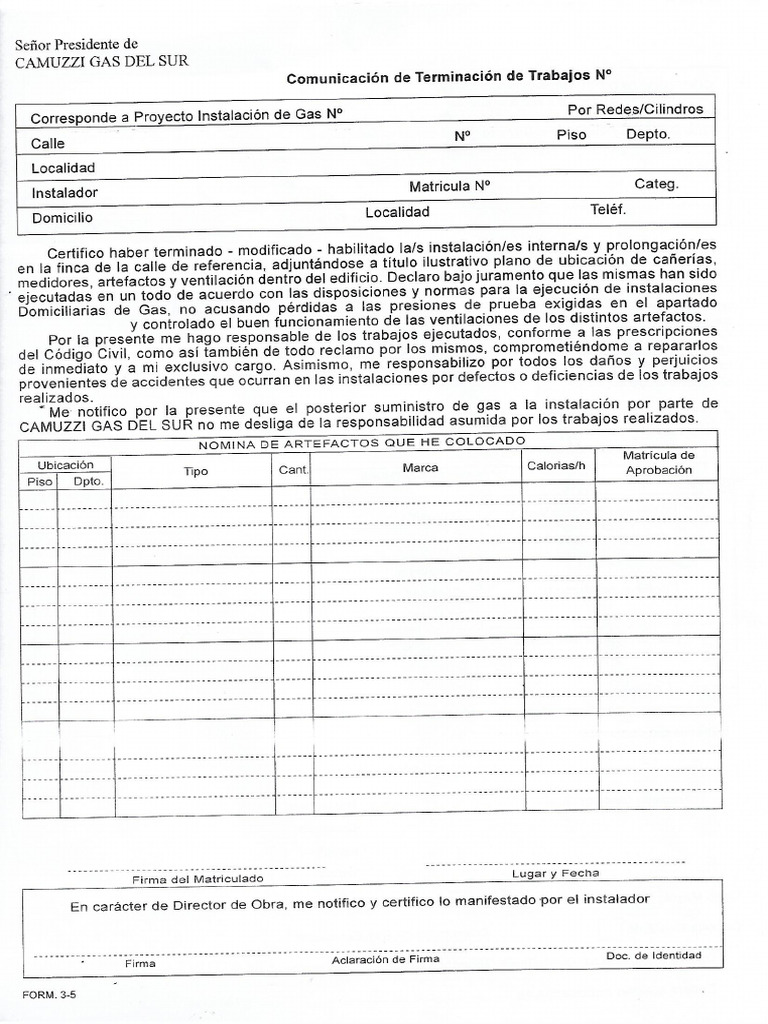 3.5 Formulario | PDF
