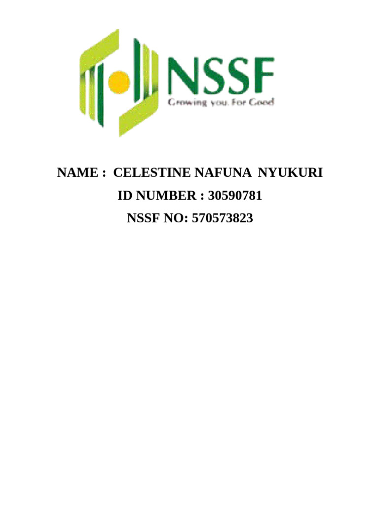 NSSF | PDF
