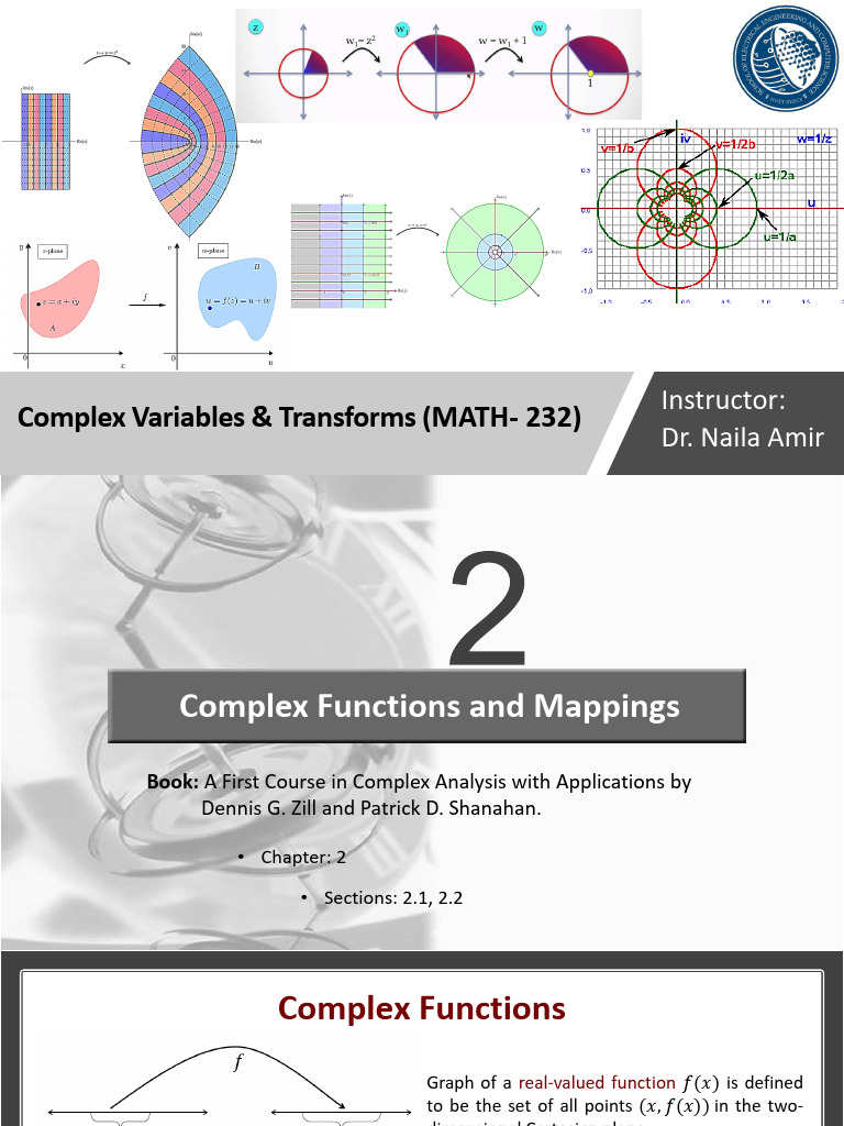 Lecture # 7 (Complex Functions) | PDF | Function (Mathematics) | Complex Analysis