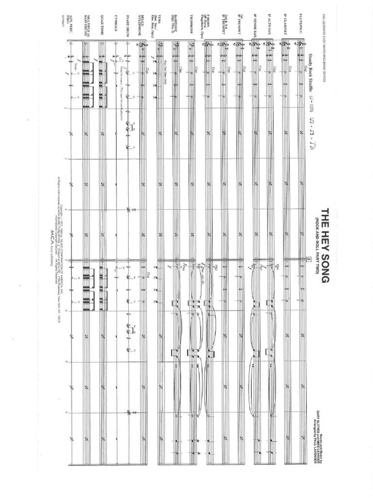 The Hey Song - Score - Parts | PDF