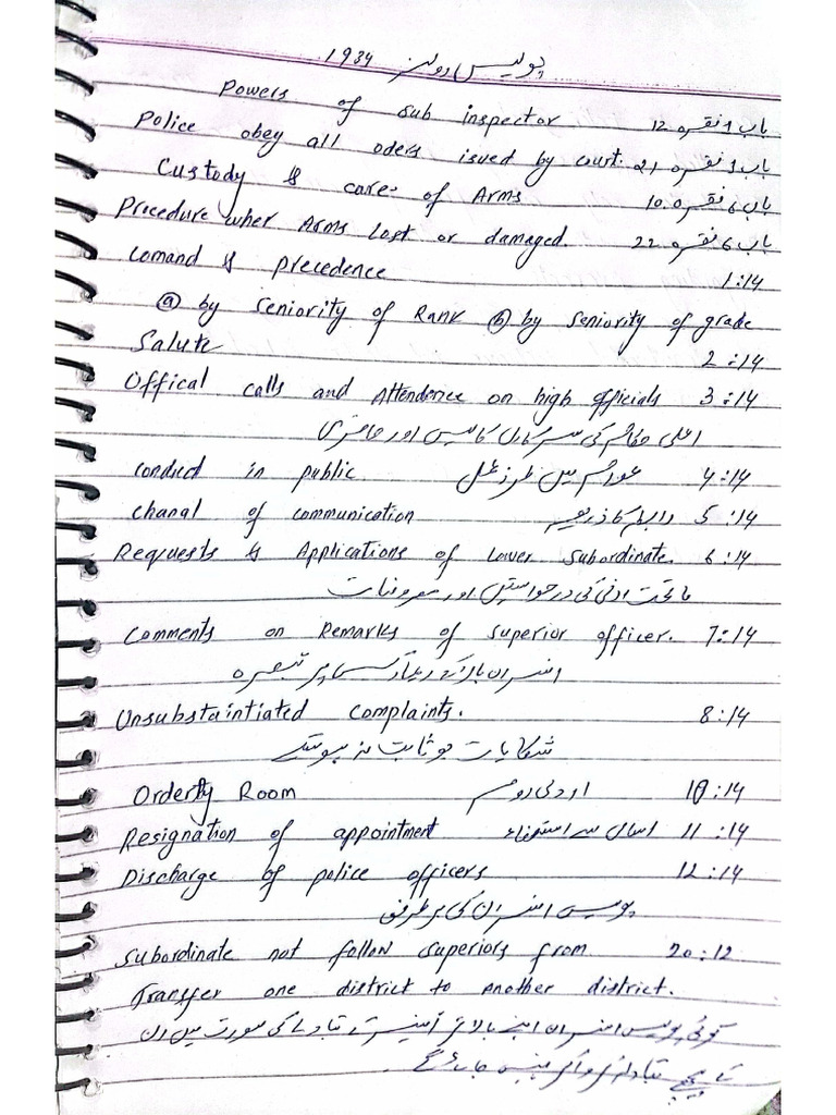 Police Rule Acc To Syllabus | PDF