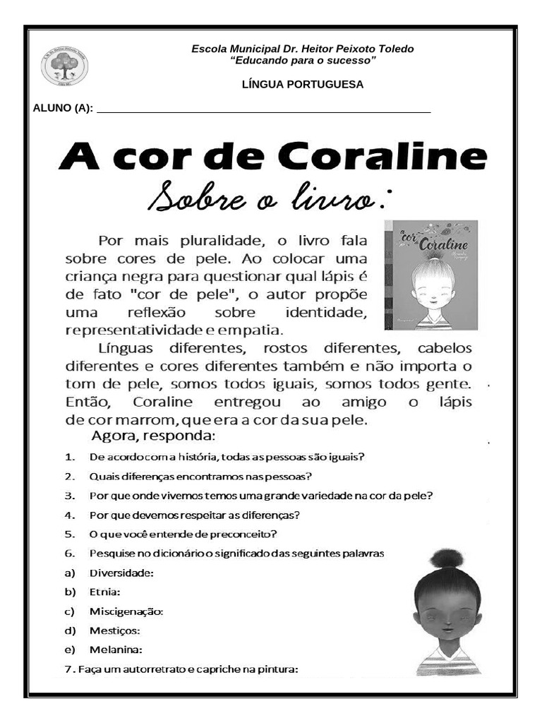 A Cor de Coraline | PDF