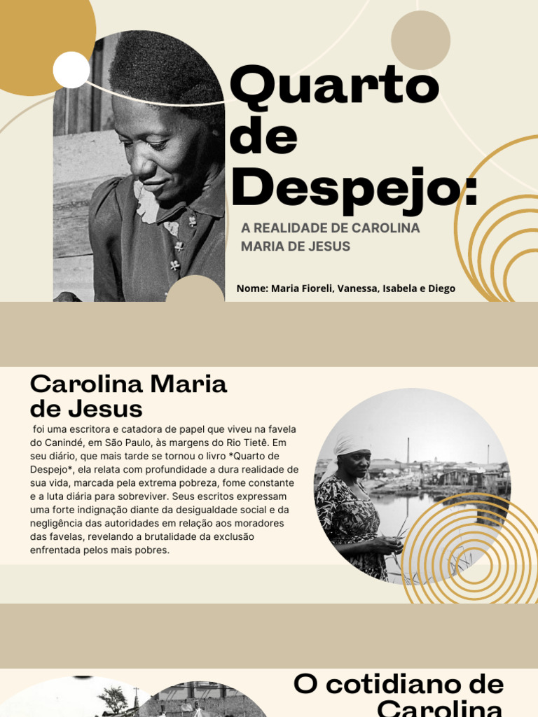 Trabalho Sobre o Livro Quarto Do Despejo | PDF | Favela