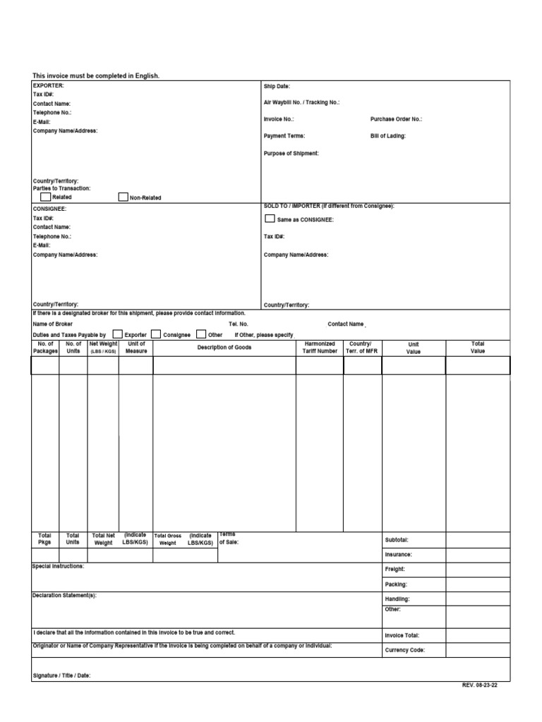 2025 01 16T21 - 09 - 56 FedEx Pro Forma Invoice | PDF | Invoice