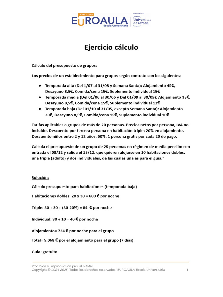 Ejercicio Calculo | PDF