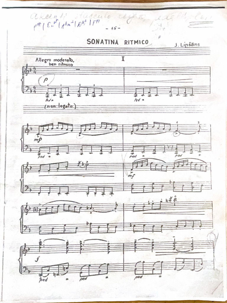 Sonatina Ritmico | PDF