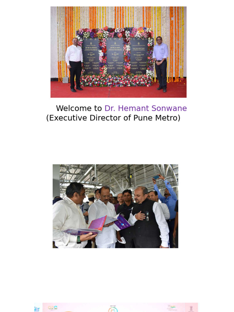 Dr. Hemant Sonwane on Pune Metro | PDF